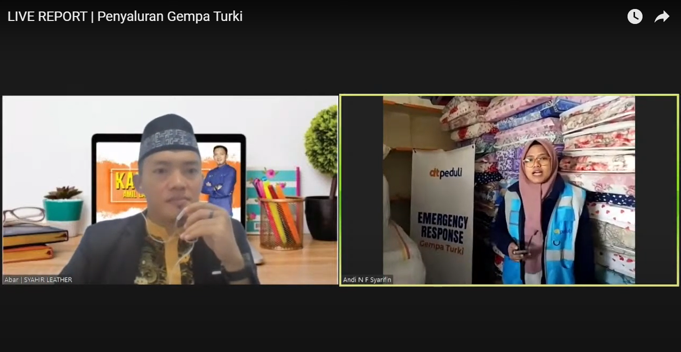 DT Peduli Live Report: Penyaluran Bantuan kepada Penyintas Gempa Turki | DT Peduli - DT Peduli